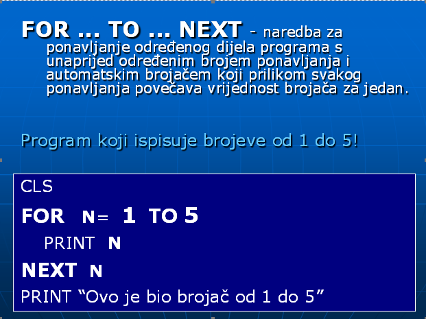 Priprema za realizaciju nastavnog sata iz informatike - Bosanska Knjiga