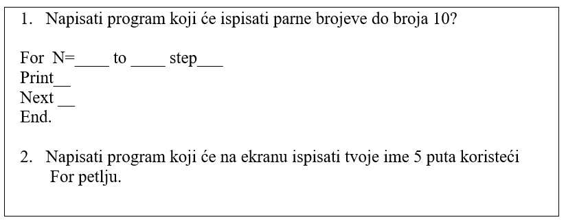 Priprema za realizaciju nastavnog sata iz informatike - Bosanska Knjiga